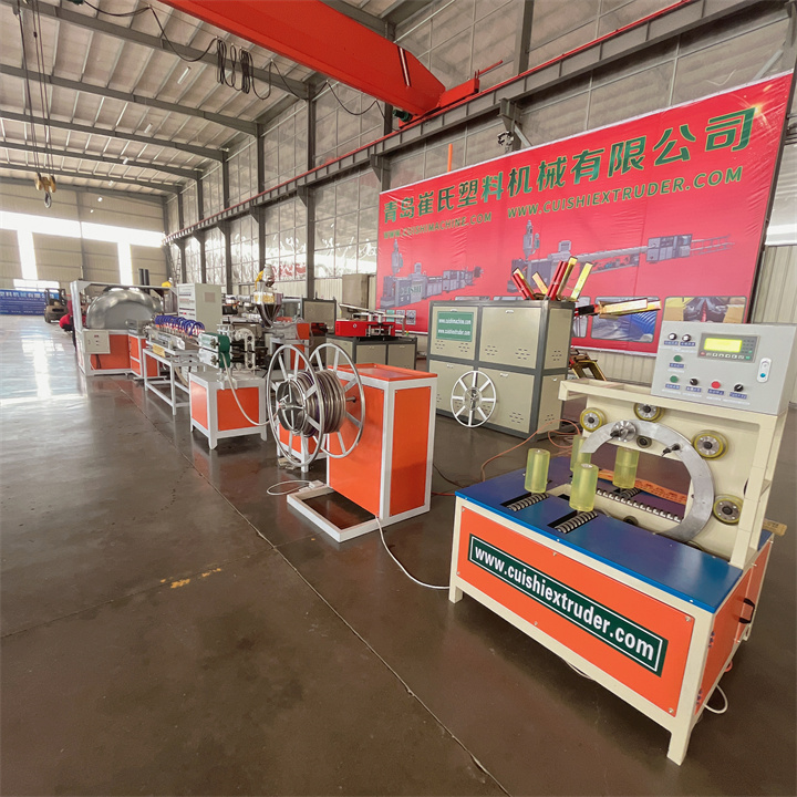 China PVC Soft Garden Fiber Braided Reinforced Pipe Hose Extrusion ...